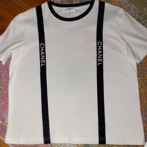 Chanel Tops Chanel Shirt Authentic Medium Poshmark